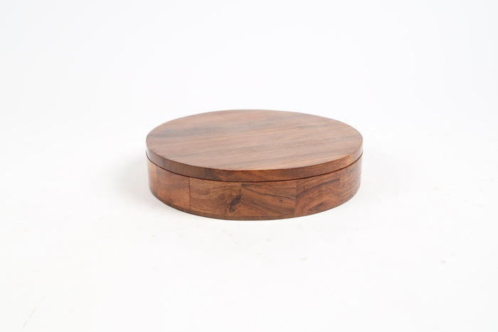 Acacia Wooden Masala Box 9 Compartments | OGGN Home