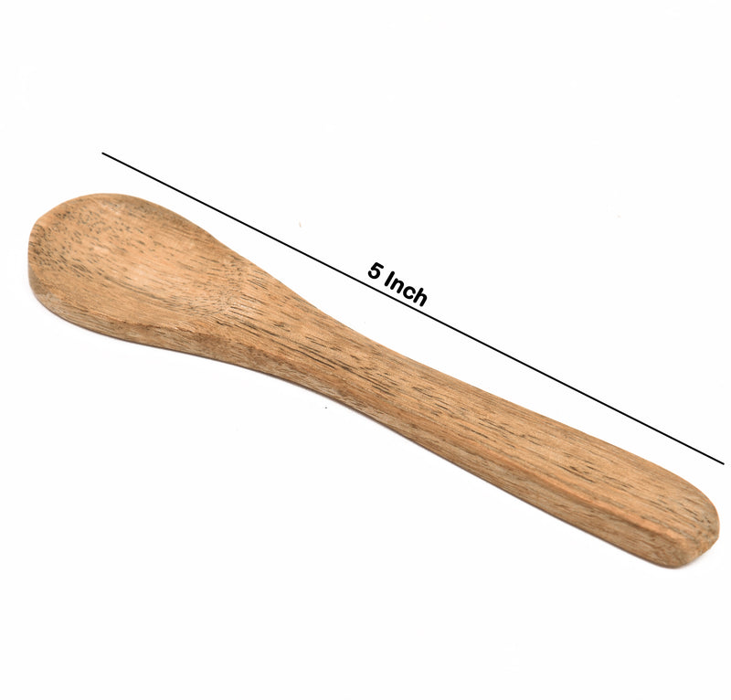Wooden Tea Spoon Set of 4 | Premium Wood Spoon Set